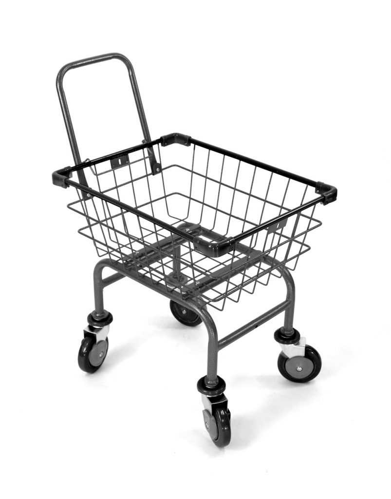 Compact Cart House Utility Cart with Pole Rack or U Handle – Chaminusa ...